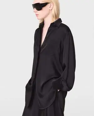 Stella McCartney Fringed Satin Shirt