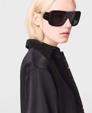 Stella McCartney Fringed Satin Shirt