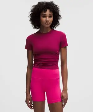 Lululemon All It Takes T-shirt Raspberry Rave