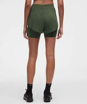 Lululemon Sleek Perforated 2-in-1 High-rise Short - Sassy Sage