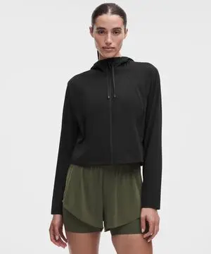 Lululemon Sleek Perforated Running Jacket - Black