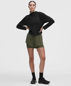 Lululemon Sleek Perforated Running Jacket - Black