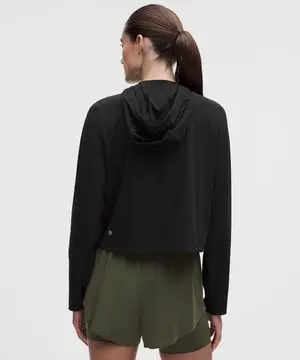 Lululemon Sleek Perforated Running Jacket - Black