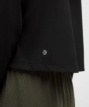 Lululemon Sleek Perforated Running Jacket - Black