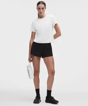 Lululemon Perforated Running Short-sleeve Shirt - White