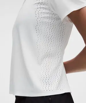Lululemon Perforated Running Short-sleeve Shirt - White