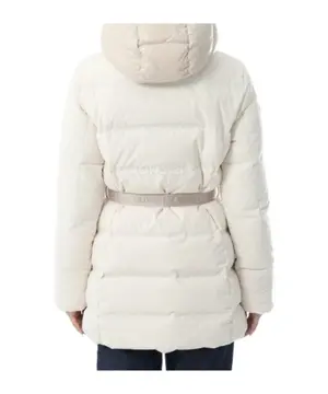 Duvetica Long-sleeved Hooded Down Jacket