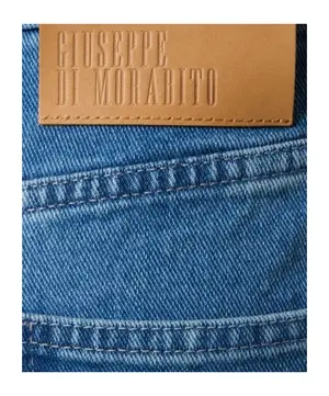 Giuseppe Di Morabito Wool Blend Denim Skirt