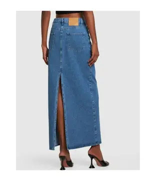 Giuseppe Di Morabito Wool Blend Denim Skirt
