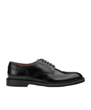 DOUCAL'S Dovetail Lace-up Shoes - Black