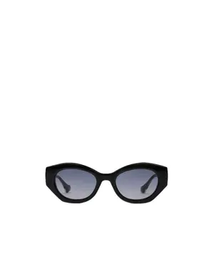Gucci Oval Frame Sunglasses - Black