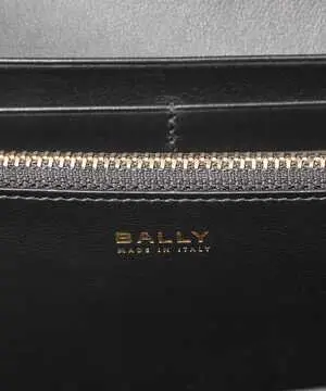 Bally Crocodile-effect Leather Shoulder Bag