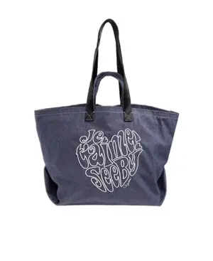 See By Chloé Large Je T'aime Denim Tote Bag
