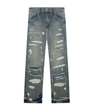 REPRESENT Torn Denim Trousers