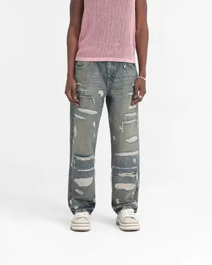 REPRESENT Torn Denim Trousers