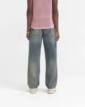 REPRESENT Torn Denim Trousers