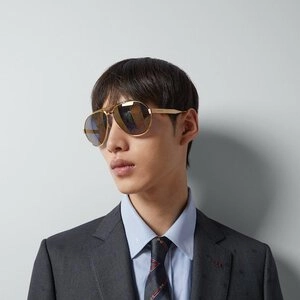 Gucci Aviator Frame Sunglasses