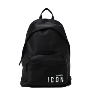 Dsquared2 Be Icon Zipped Backpack - Black
