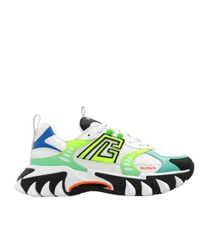 Balmain B-east Pb Trainers In Technical Materials And Mesh
