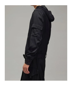 Y3 Drawstring Zip-up Hoodie