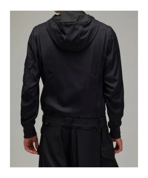Y3 Drawstring Zip-up Hoodie