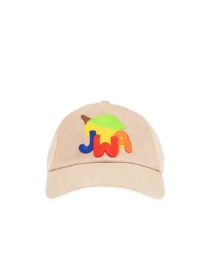 J.W.ANDERSON Logo Embroidered Baseball Cap - Nude