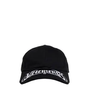 Vetements Logo Embroidered Curved Peak Cap