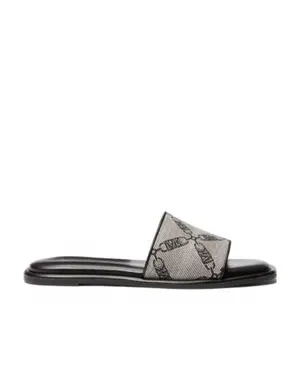 Michael Kors Hayworth Logo Slides - Gray