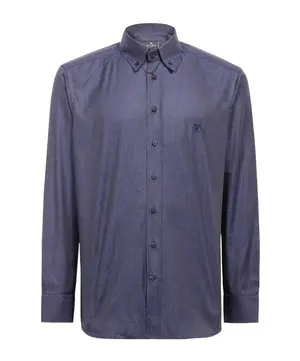 Etro Paisley-jacquard Buttoned Shirt