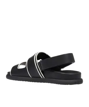Bally Nyla Logo Plaque Sandals