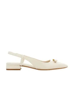 FERRAGAMO Bow Slingback Heel - Nude