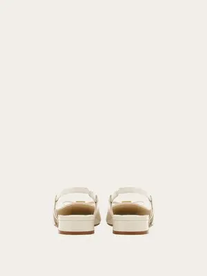 FERRAGAMO Bow Slingback Heel - Nude