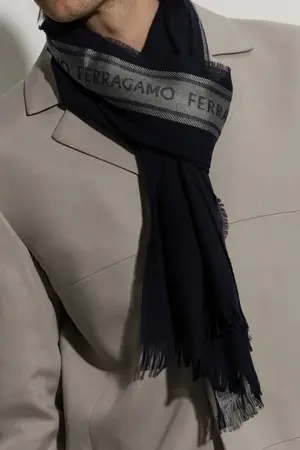 FERRAGAMO Color Blocked Scarf