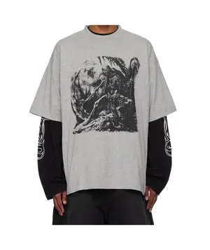 Vetements Graphic Printed Crewneck T-shirt