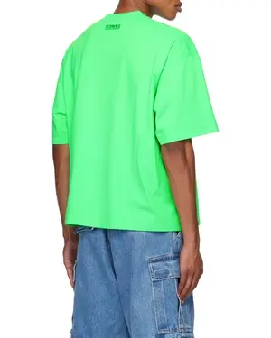 Vetements Oval Logo Printed Crewneck T-shirt - Green