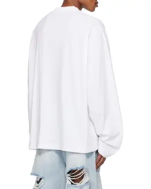 Vetements Logo Printed Long Sleeved T-shirt