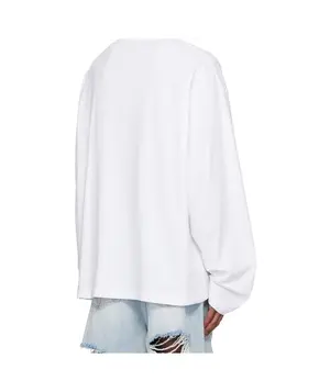 Vetements Logo Printed Long Sleeved T-shirt