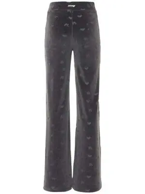 ROTATE BY BIRGER CHRISTENSEN Briella Velvet Logo Leggings