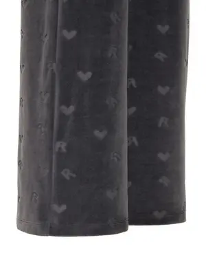 ROTATE BY BIRGER CHRISTENSEN Briella Velvet Logo Leggings