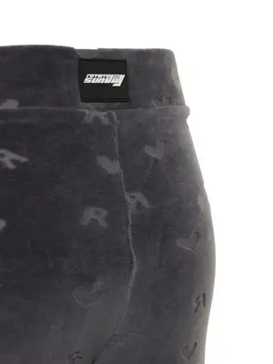 ROTATE BY BIRGER CHRISTENSEN Briella Velvet Logo Leggings