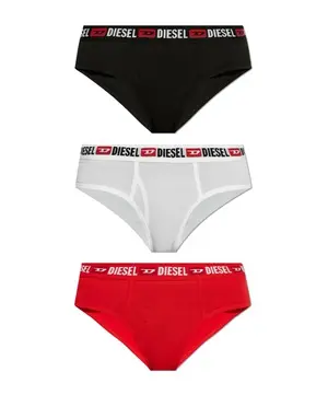 DIESEL® Three Pairs Of Underwear - Black