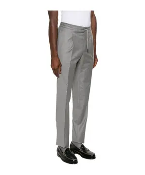 Incotex Drawstring Felted Trousers