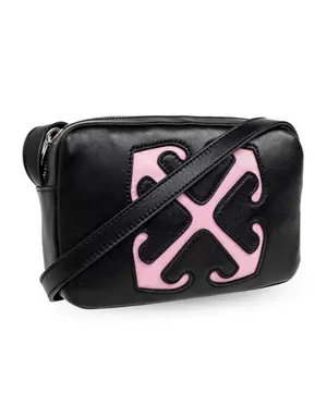 Off-White Metropolitan Camera Logo Patch Crossbody Bag