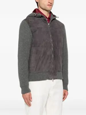 Brunello Cucinelli Zip-up Hooded Jacket - Black