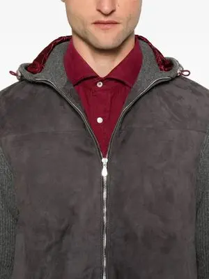 Brunello Cucinelli Zip-up Hooded Jacket - Black