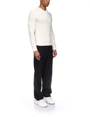 Casablanca Straight Knit Polo Shirt