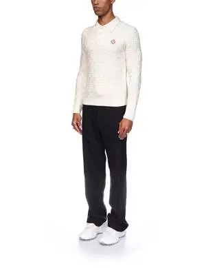 Casablanca Straight Knit Polo Shirt