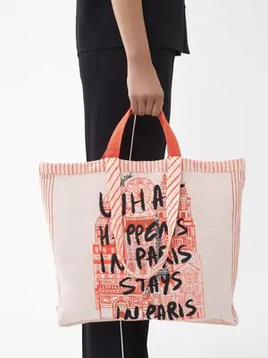 See By Chloé Letter Printed Shoulder Bag