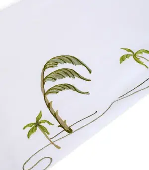 Loretta Caponi Garden Of Eden Super King Flat Sheet