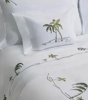 Loretta Caponi Garden Of Eden Super King Flat Sheet